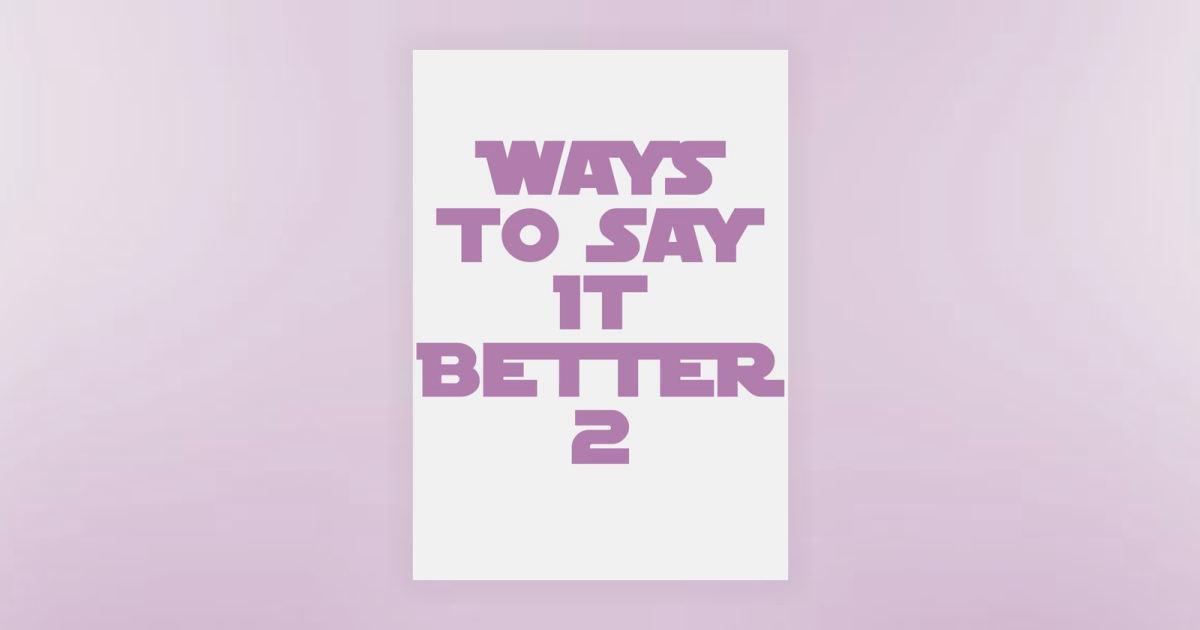 Ways To Say It Better 2 โดย Zzoão | Fictionlog นิยายออนไลน์ นิยายแปล ...